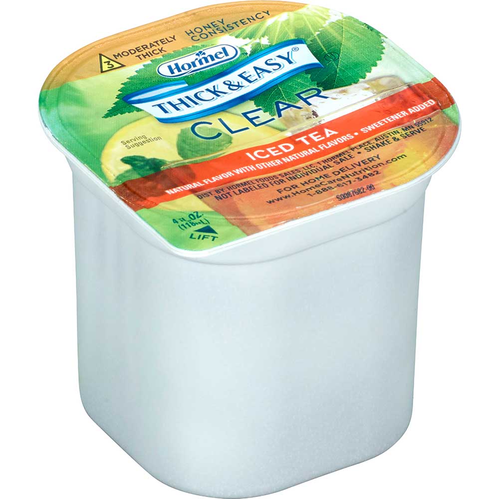 Thick & Easy Thickened Ice Tea, Honey Consistency 4 oz. (24 Count ...