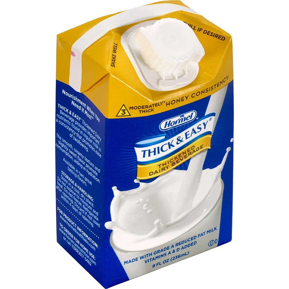 Thick & Easy Thickened Dairy Beverage, Honey Consistency 8 oz. (27 Cou ...