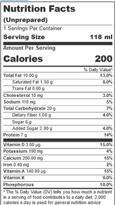 Lyons Vital Cuisine MightyShakes Fortified Shake Reduced Sugar- Chocol ...