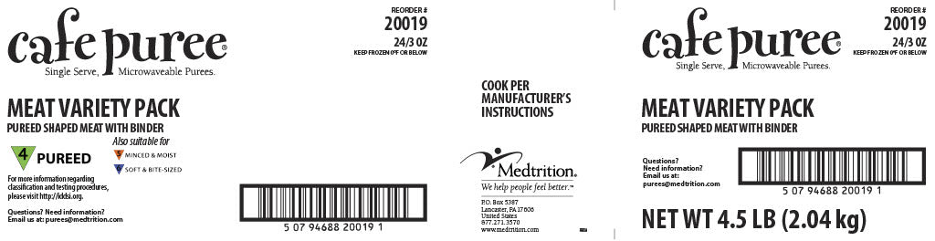 Café Puree® Meat Variety Pack 3 oz. (24 Count) — Home Health Nutrition