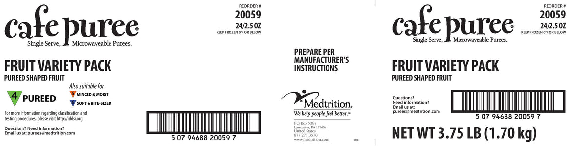 Café Puree® Fruit Variety Pack 2.5 oz. (24 Count) — Home Health Nutrition